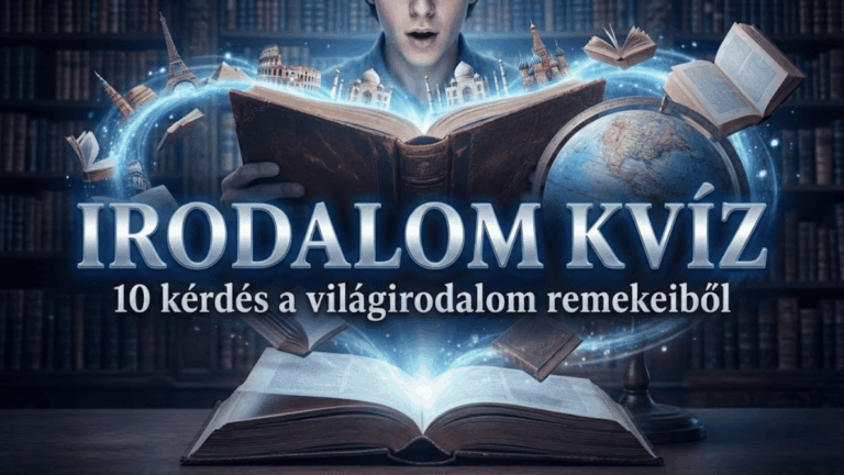 Irodalom kvíz: Tudod a válaszokat? Mutasd meg, mennyire ismered a ...